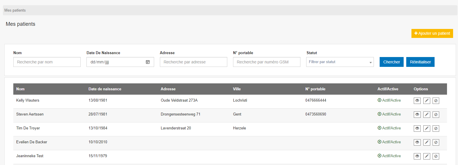 Patients – DentAdmin