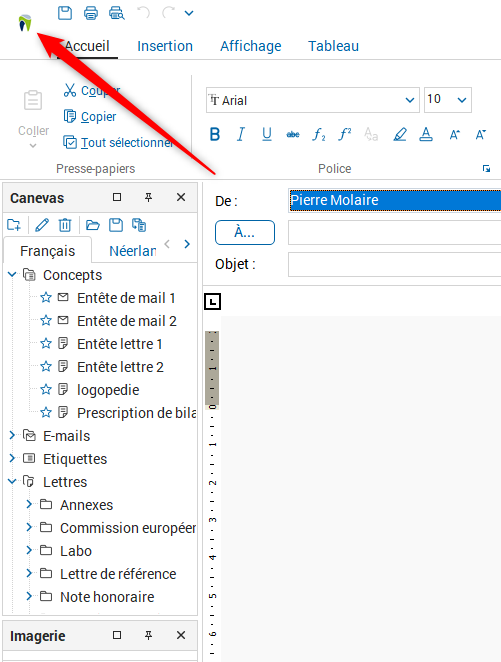 Comment ajouter des documents *.da à DentAdmin – DentAdmin
