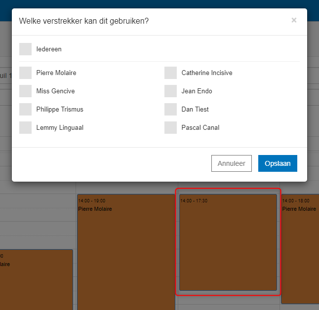 Agendabeheer – DentAdmin