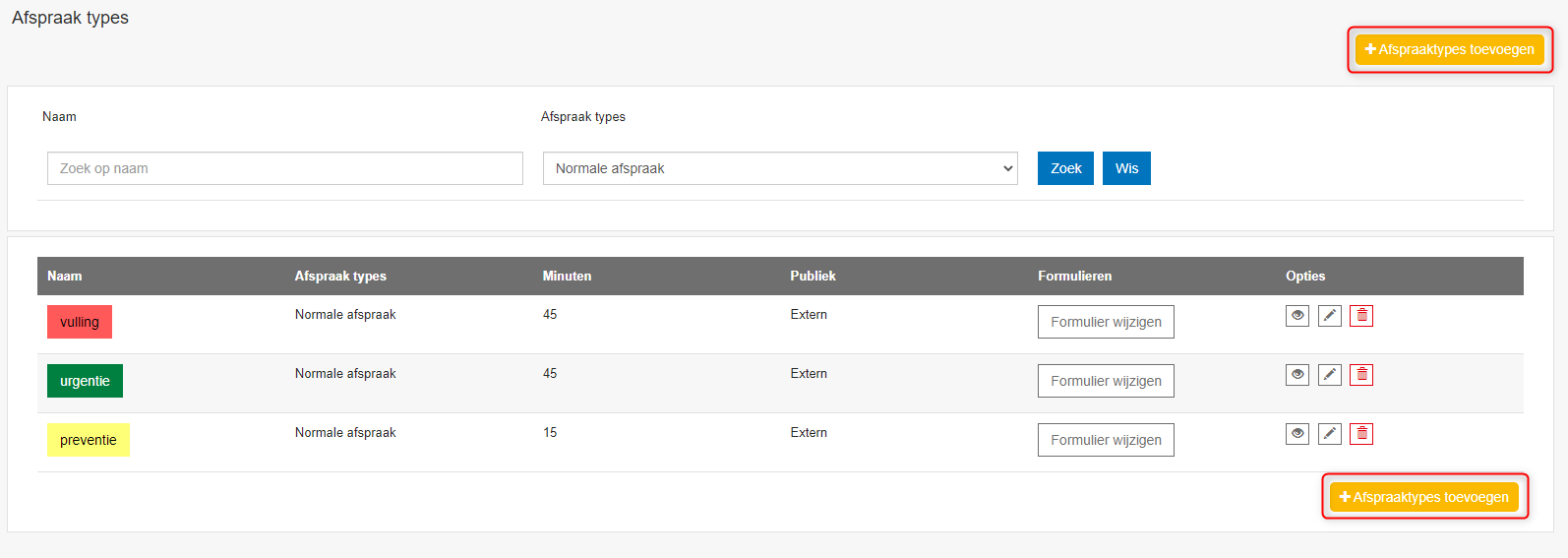 Hoofdtypes – DentAdmin